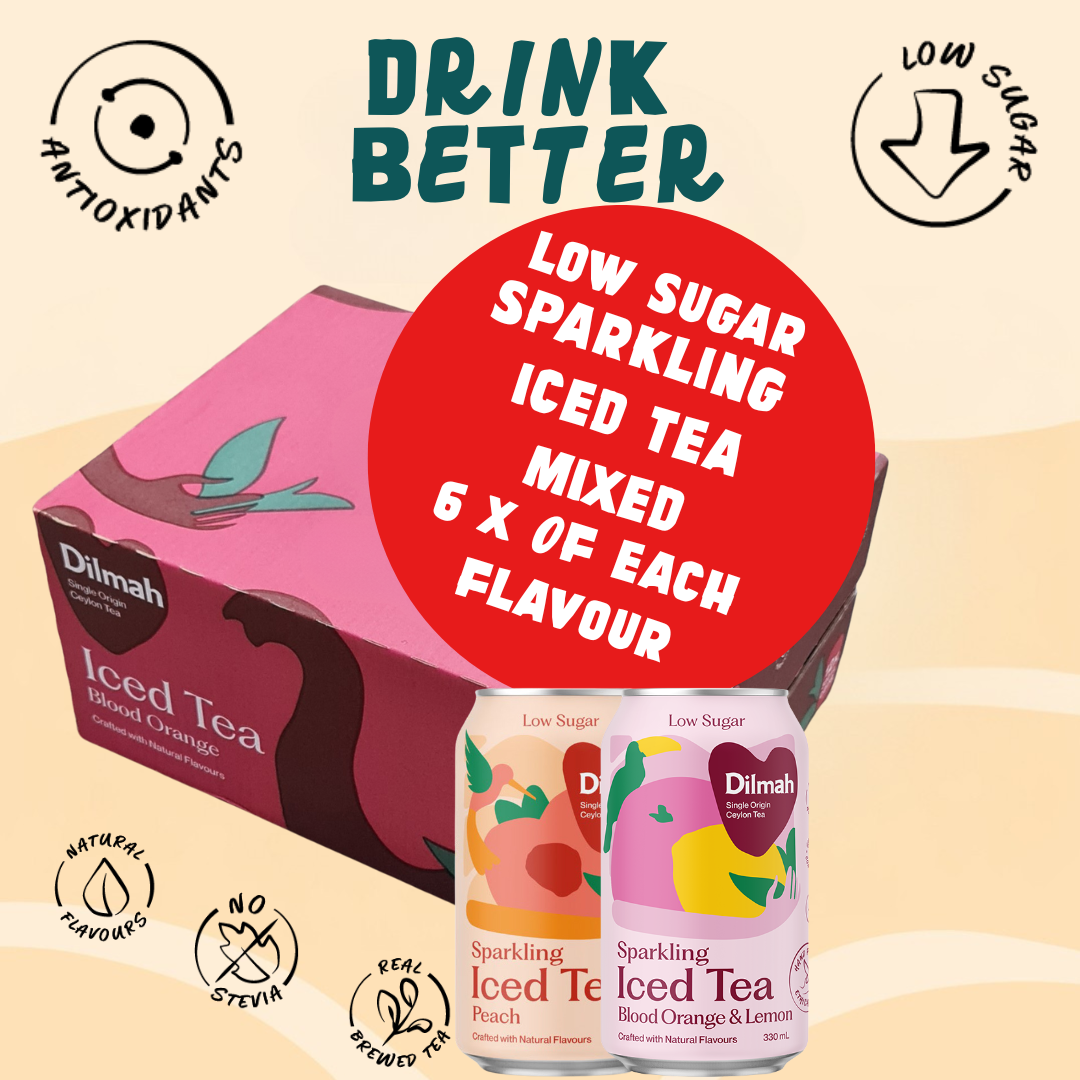 Mixed Sparkling Pack Low Sugar Mixed Sparkling 12 Pack – dilmah-beverage-nz
